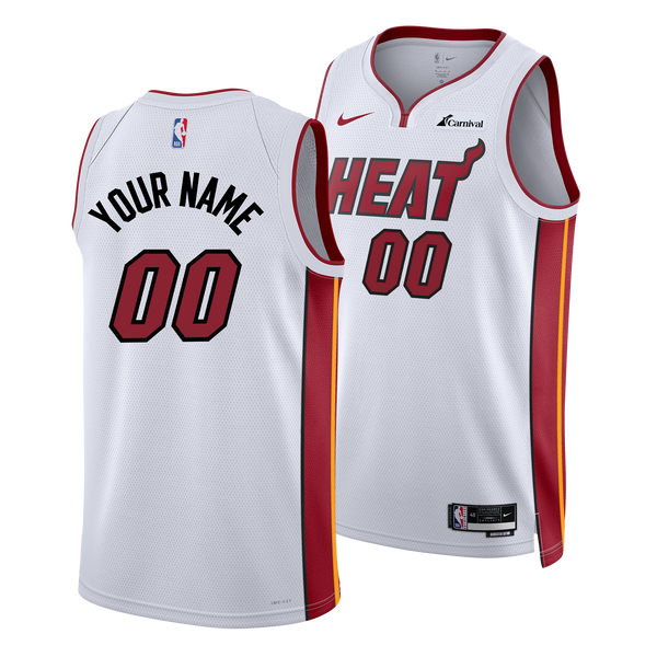 Personalized Nike Miami HEAT Association White Swingman Jersey – Miami ...