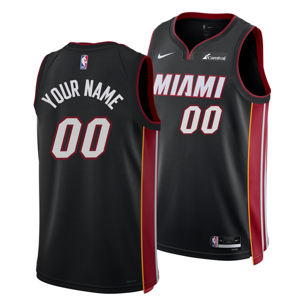 Personalized Nike Miami HEAT Icon Black Swingman Jersey – Miami HEAT Store