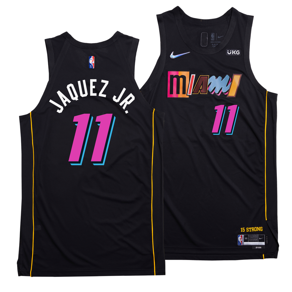 Jaime Jaquez Jr. Nike Icon Black Authentic Jersey – Miami HEAT Store