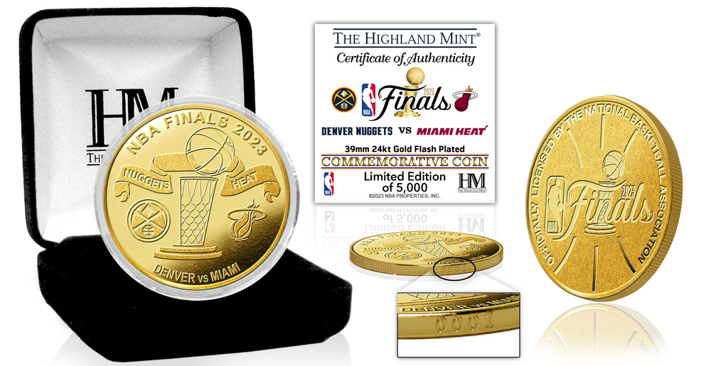 Highland Mint Miami HEAT 2023 NBA Finals Dueling Gold Coin – Miami HEAT ...