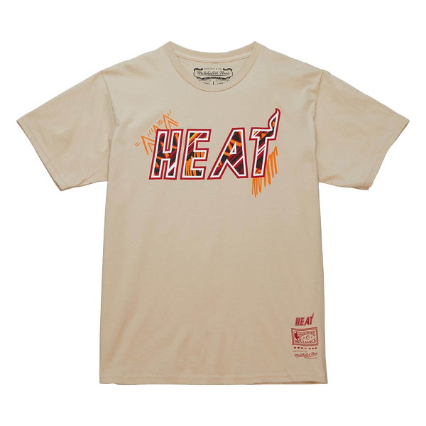 Mitchell & Ness Miami HEAT Game Day Pattern Tee – Miami HEAT Store