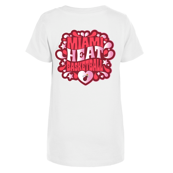 New Era Miami HEAT Girls Heart Tee – Miami HEAT Store