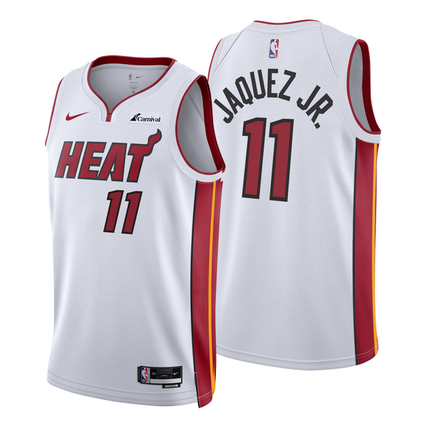 Jaime Jaquez Jr. Nike Miami HEAT Association White Swingman Youth Jers ...