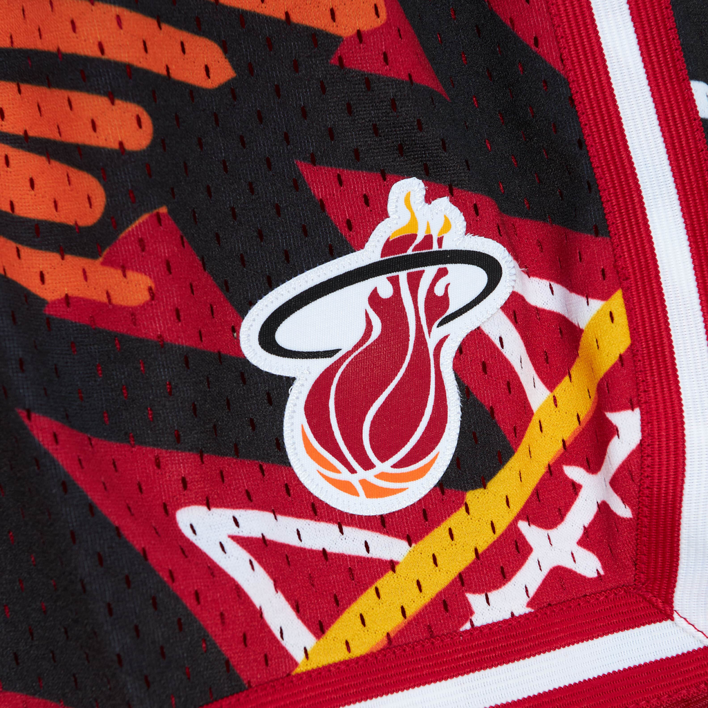 Mitchell & Ness Miami HEAT Game Day Pattern Shorts – Miami HEAT Store
