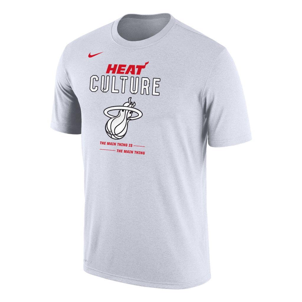 Nike HEAT Culture Legend White Tee – Miami HEAT Store