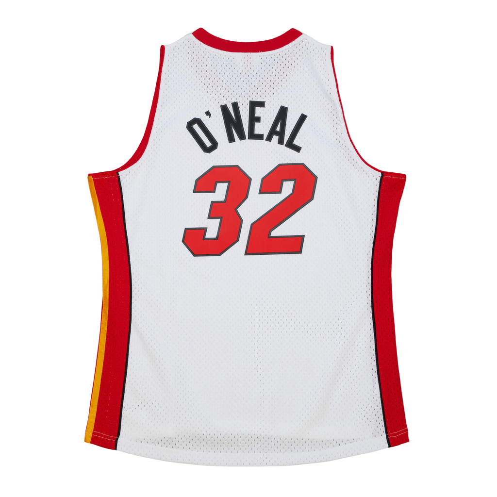 Shaquille O'Neal Mitchell & Ness Miami HEAT 2005-06 White Swingman Jer ...