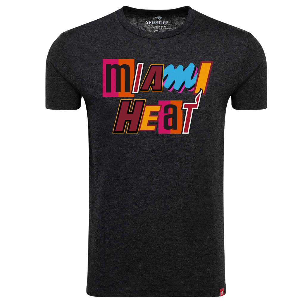 Sportiqe Miami HEAT Mashup Wordmark Women's Tee – Miami HEAT Store